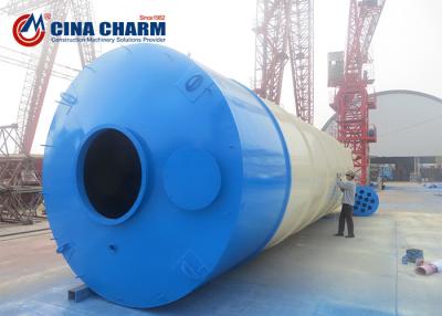 Cina silo staccabile del serbatoio del cemento 100T, silo di stoccaggio della cenere volatile di facile impiego in vendita