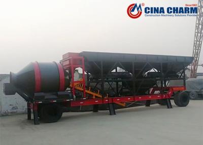Cina Pianta mobile del calcestruzzo pronto di controllo centrale con il tipo progettazione del rimorchio in vendita