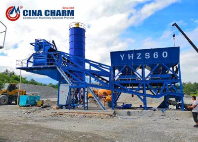 China 60m3/H capaciteit Mobiele Concrete het Groeperen Installatie voor Openbaar Spoorwegproject Te koop
