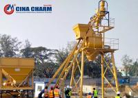 China Small Productivity Concrete Mixing Station With Central Control System for sale