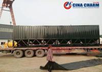 China Cement Storage Fly Ash Storage Silo Horizontal Type With Fully Welded Construction for sale