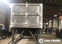 China Cement Storage Fly Ash Storage Silo Horizontal Type With Fully Welded Construction for sale