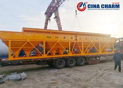 Cina Pld1600 tre recipienti macchina d'ammucchiamento concreta, cemento Batcher aggregato in vendita