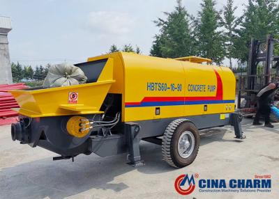 Cina Un'affidabilità montata rimorchio della pompa per calcestruzzo HBTS60 della garanzia di anno alta in vendita