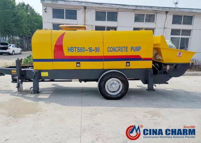 Cina Un'affidabilità montata rimorchio della pompa per calcestruzzo HBTS60 della garanzia di anno alta in vendita