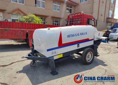 Cina Metri cubici montati rimorchio della pompa per calcestruzzo 40 di alta efficienza per la consegna interurbana in vendita