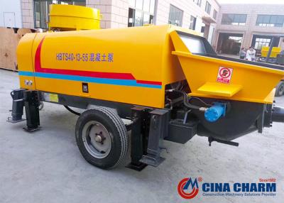 Cina Metri cubici montati rimorchio della pompa per calcestruzzo 40 di alta efficienza per la consegna interurbana in vendita