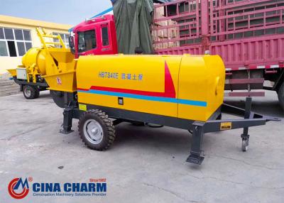 Cina Metri cubici montati rimorchio della pompa per calcestruzzo 40 di alta efficienza per la consegna interurbana in vendita