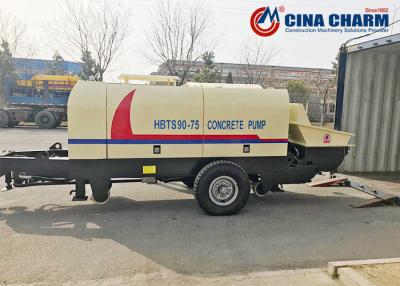 Cina rimorchio della pompa per calcestruzzo 90m3/H, cemento che pompa operazione semplice a macchina in vendita