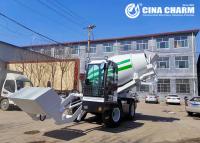 China 3.5m3 Diesel Mobile Self Loading Concrete Mixer Machine for sale
