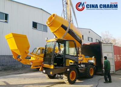 China 3.5m3 van de diesel de Mobiele Zelfmachine Ladings Concrete Mixer Te koop