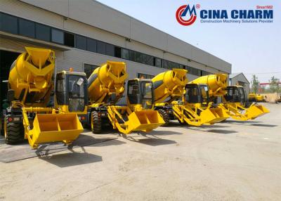 China 3.5m3 van de diesel de Mobiele Zelfmachine Ladings Concrete Mixer Te koop