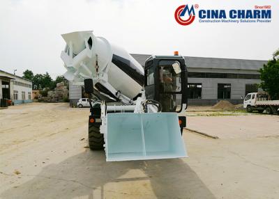 中国 具体的な機械、4 CBMのディーゼル トラックミキサのトラックに荷を積んでいる携帯用自己 販売のため