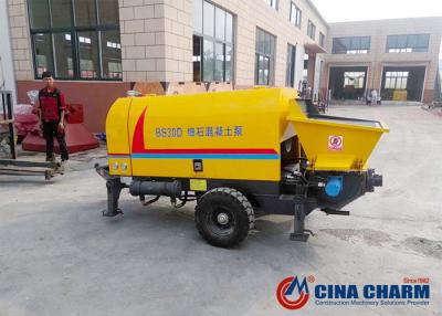 Cina Il rimorchio di rendimento elevato ha montato la pompa per calcestruzzo 30m3/H BS30D per il trasporto del fango in vendita