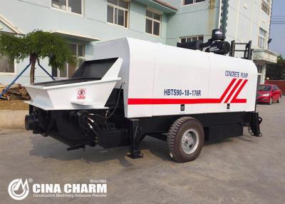 Cina il powerTrailer diesel 176kw ha montato la capacità della pompa per calcestruzzo 90m3/h in vendita