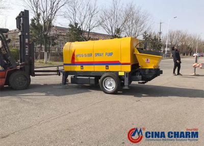 Cina Capacità della pompa per calcestruzzo HP10 10m3/H del rimorchio di alta efficienza con la certificazione del CE in vendita
