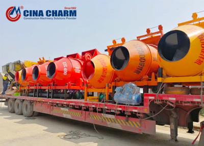 Cina Macchina orizzontale del miscelatore del tamburo, betoniera elettrica portatile di JZC 350 in vendita
