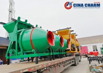 Cina Macchina orizzontale del miscelatore del tamburo, betoniera elettrica portatile di JZC 350 in vendita