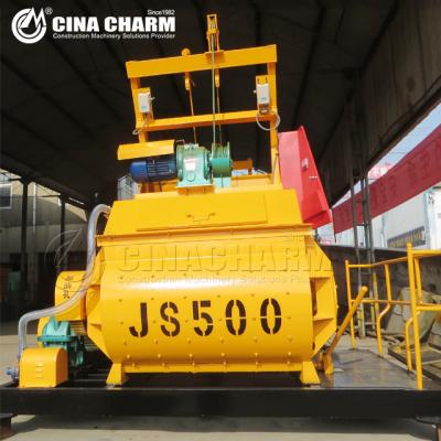 Cina Macchina di costruzione materiale concreta del miscelatore di Js500 30m3/H in vendita