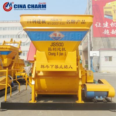 Cina Macchina di costruzione materiale concreta del miscelatore di Js500 30m3/H in vendita