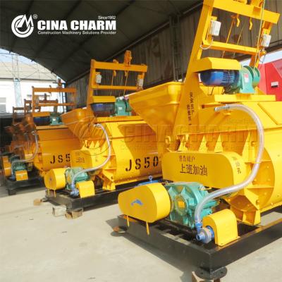 Cina Macchina di costruzione materiale concreta del miscelatore di Js500 30m3/H in vendita