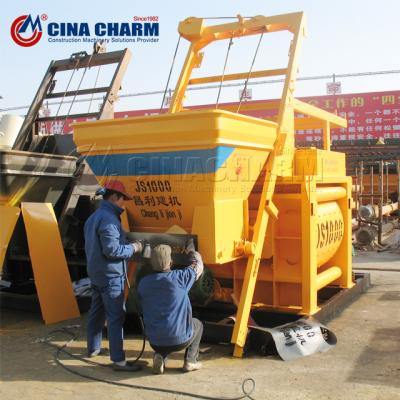 Cina Macchina della betoniera della costruzione di edifici Js1000 60m3/H in vendita