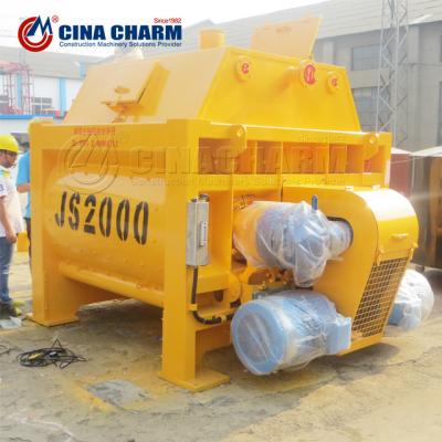 Cina Doppia betoniera idraulica dell'asse Js2000 120m3/H in vendita