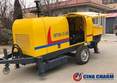 Cina Il mini rimorchio portatile 30m3/hr ha montato la macchina della pompa per calcestruzzo in vendita