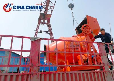 Cina Caricamento concreto d'alimentazione automatico di auto del miscelatore del tamburo di JZC350 350L in vendita