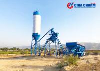 China PLC Control 35m3/Hour concrete batch mix plant High Efficiency for sale