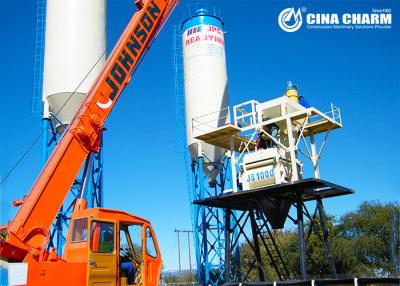 Cina Tipo macchina d'ammucchiamento concreta Pld1600 della cinghia Hzs60 della betoniera dell'asse del gemello in vendita