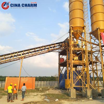 Cina Centrale di betonaggio concreta preparata del nastro trasportatore di HZS90 90M3/H in vendita