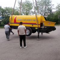 China Electrical Type HBT40 Trailer Concrete Pump 40m3/H Construction Engineering for sale