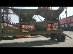 Mobile mixing plant