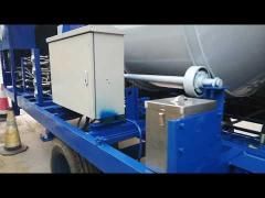 Electric concrete mixer pump