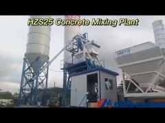 Hzs25 Mini Automatic Ready Mix Concrete Mixer Machine PLD800 Batching Machine