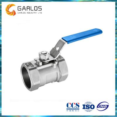 China 1PC female thread stainless steel ball valve for sale