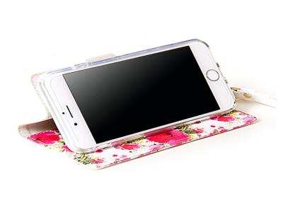 Cina IPhone 8 bianco più il caso di cuoio di vibrazione del portafoglio con il certificato dello SGS di funzione del supporto in vendita