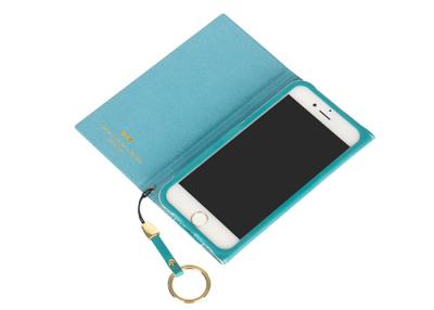 Cina Cassa del portafoglio di Iphone 6 della cassa di cuoio verde impermeabile di vibrazione/cuoio genuino in vendita