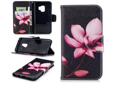 Cina IPhone 7 nero più la copertura del telefono del portafoglio con il cuoio magnetico dell'unità di elaborazione della stampa in vendita