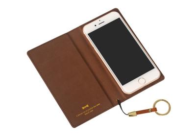 Cina Caso di cuoio protettivo alla moda di Brown con la fessura per carta, Iphone 6s più la copertura in vendita