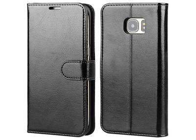 Cina Copertura del foglio del cuoio del bordo di Samsung Galaxy S7 con chiusura magnetica dentro in vendita