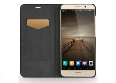 Cina Cassa nera ultra sottile del cuoio genuino di Huawei con gli angoli avvolti ed il labbro alzato in vendita