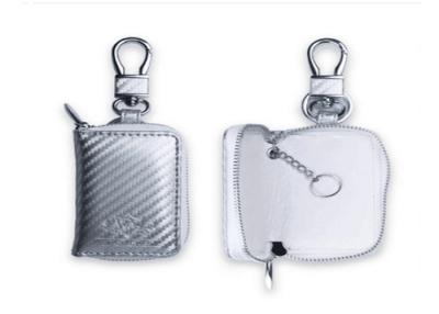 Cina Portiere di cuoio Zippered pelle bovina d'argento per il certificato delle donne ROHS in vendita