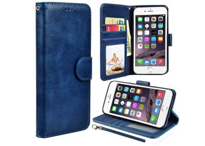 Cina Iphone alla moda 6 6s più il caso in foglio di cuoio con forte resistenza di goccia di funzione in vendita