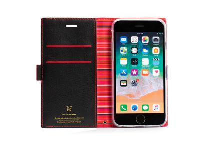 Cina Cassa rossa su misura dell'iPhone 7 TPU, coperture di cuoio antiurto del telefono cellulare in vendita