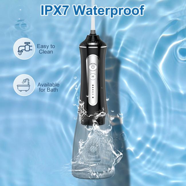 Portable water flosser front view