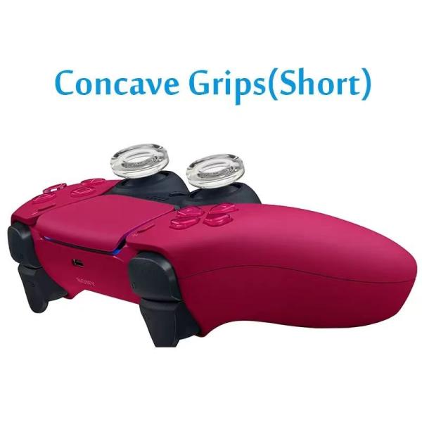 Quality Universal Crystal Clear Soft Liquid Silicone Thumb Grip Caps For PS5/ PS4/ PS3/ for sale