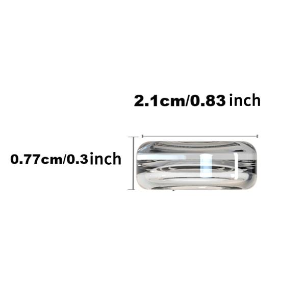 Quality High Transparency Crystal Clear Liquid Silicone Thumbstick Grip Caps for PS5 for sale
