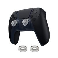 Quality High Transparency Crystal Clear Liquid Silicone Thumbstick Grip Caps for PS5 for sale